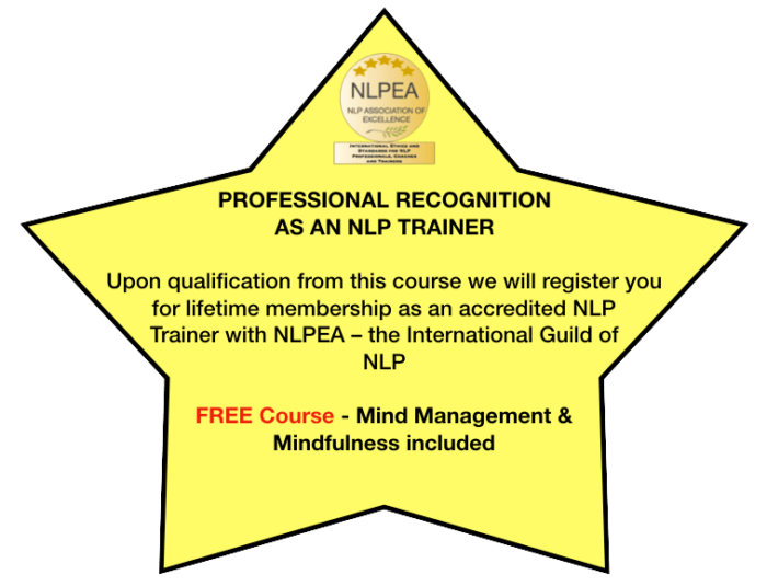 NLP Trainers Course